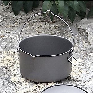 TWDYC Outdoor Camping Pot Lightweight Equipment,Outdoor Ultralight Camping Pot Mug 2000ml