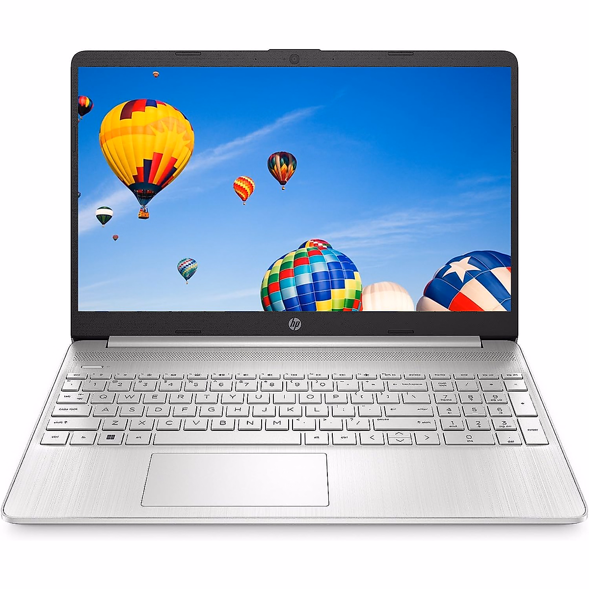 HP 15.6" HD Busienss Laptop Newest, 6-core AMD Ryzen 5 5500U(up to 4.0GHz), 8GB RAM, 256GB SSD, USB-A&C, WiFi, Fast Charge, Windows 11 + GM Accessory, Silver