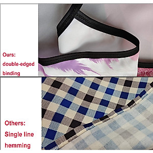 sloHEXtted Kitchen Sexy Women Funny Adult Bib Apron for Cooking BBQ Baking Grilling - Bikini Lady Comic Character Apron Party Cosplay Play Costume, Fancy Hawaii Hula Lei