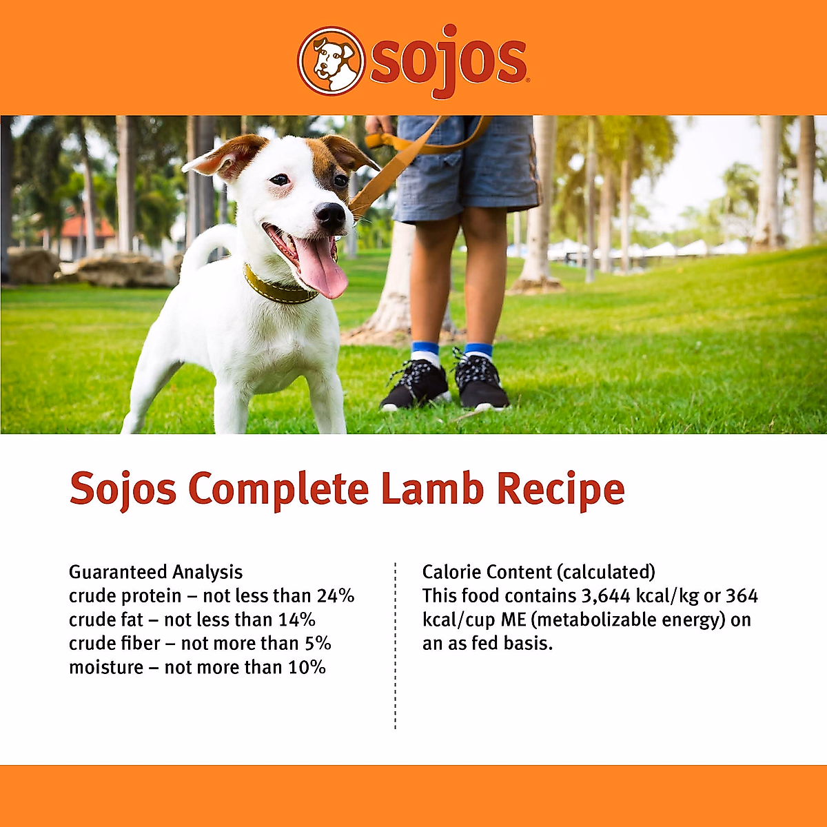 Sojos Complete Lamb Recipe Dehydrated Dog Food, 7 lb