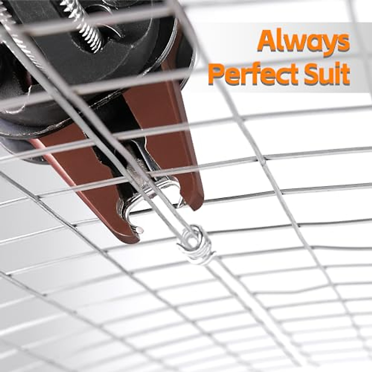 Kamsin 16 Gauge C-Type Hog Ring Staples, 1,000 PCS, Galvanized Steel, 1/2" (12.5mm) Inner Crown, 5/8" (16.9mm) Outside Crown for Pneumatic Hog Ring Gun in Cages Building or Fastening