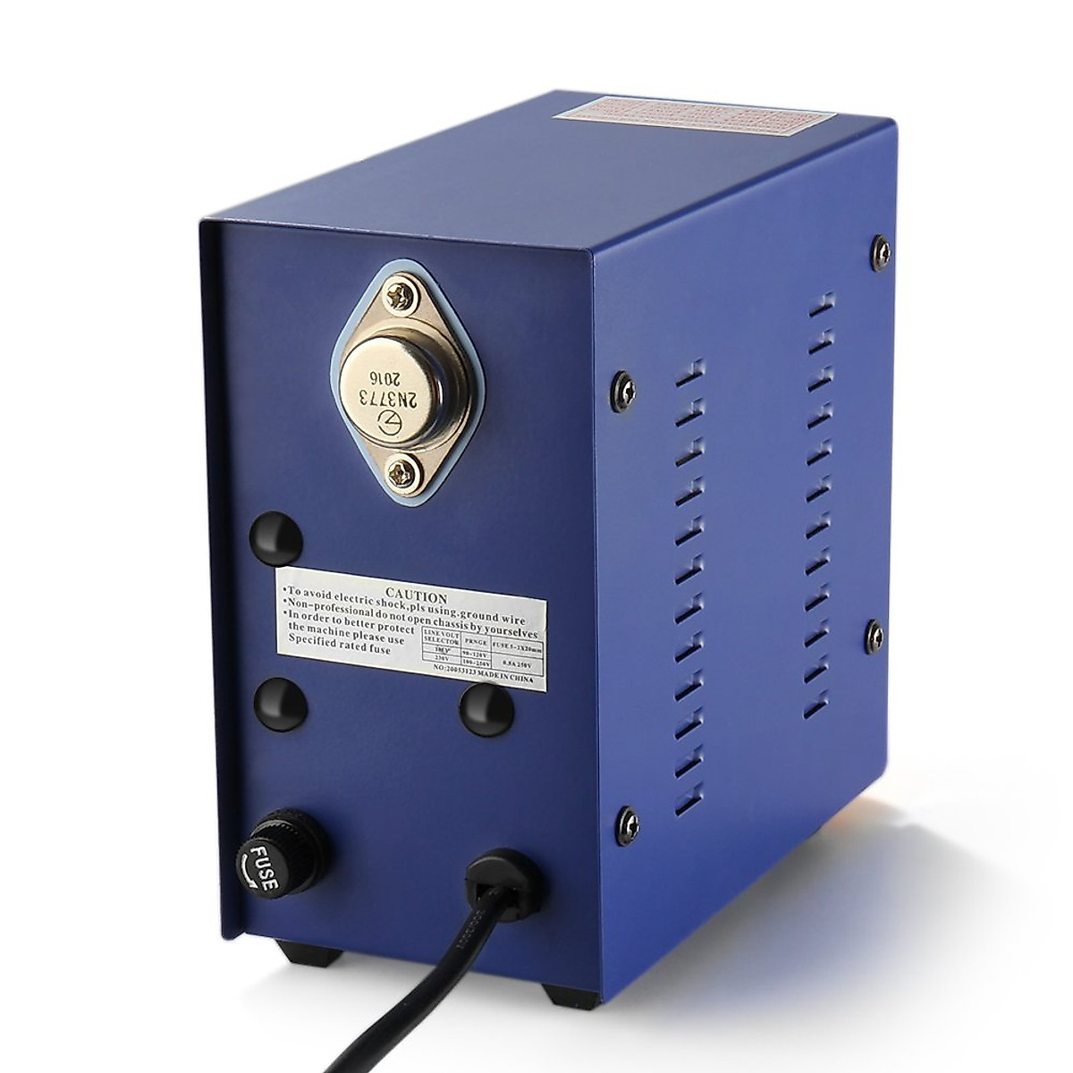 Flexzion DC Compact Power Supply 15V 1A - Adjustable Variable Regulated Digital Precision Equipment with LED Display Multimeter Test Hook Probe Clip Cable AC Lab Grade for Cell Phones Electronics