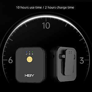 HiBy MC1 Wireless Microphone for PC/Tablet/Camcorder/Camera/Smartphone 1TX +1RX (SV)