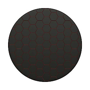 Cool Red and Black Cell Phone Button Holder Pop Out Knob PopSockets Swappable PopGrip