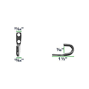 Paracord Planet Rope Binding Hooks – Tarps, Tie-Downs, and Home Improvement (10 Pack, 7/16 Inch)