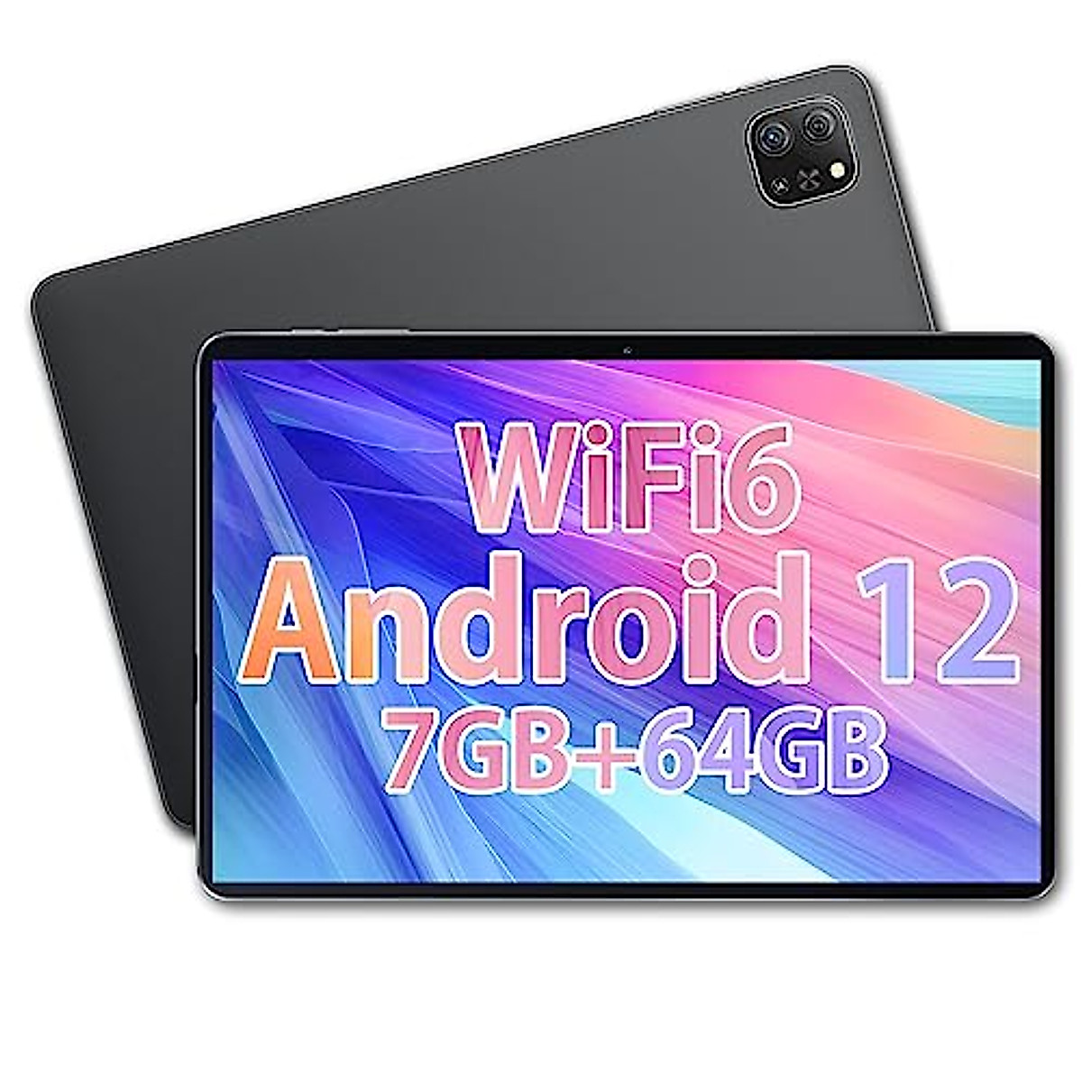 OSCAL Tablet 10.1 Inch 7GB RAM 64GB ROM 1TB, 2023 Latest PAD70 Android 12 Tablet with 13MP Dual Camera, WiFi, BT5.0, 1280x800 IPS HD Touch Screen,6580mAh GPS Tablets (Grey)