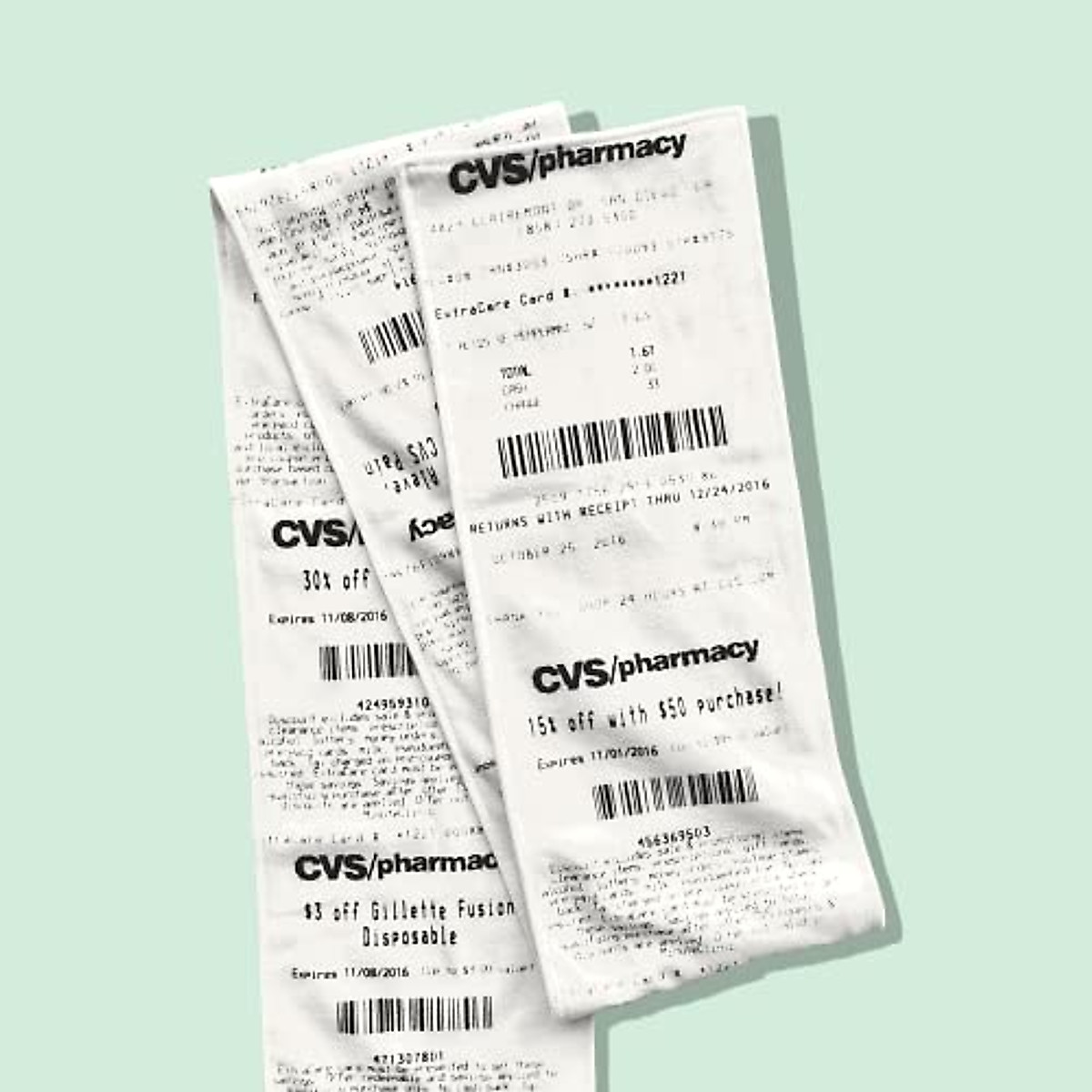 CVS Receipt Scarf, Double Sided, Hilarious 100% Fleece Scarf. Looks Like a Real CVS Receipt