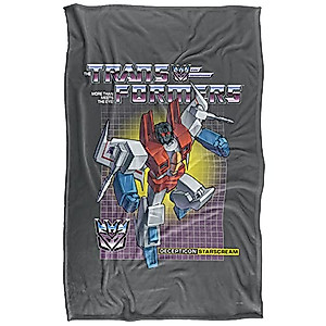 Transformers Starscream Silky Touch Super Soft Throw Blanket 36" x 58"