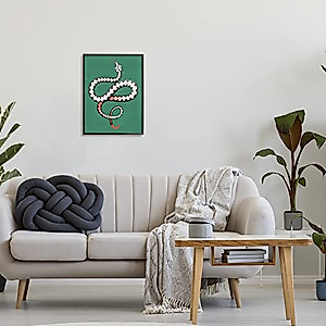 Stupell Industries Flexible Viper Symbol Snake Reptile Vivid Portrait, Design by Grace Popp