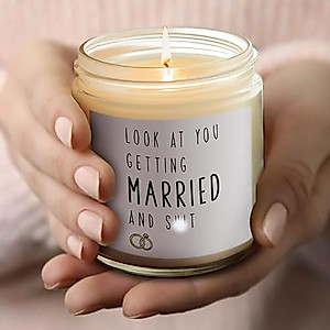 Wedding Gifts - Bridal Shower Gifts - Engagement Gifts - Bride to Be Bachelorette Gifts - Lavender Scented Candle