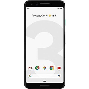 Google Pixel 3 64GB Clearly White Unlocked (Renewed)