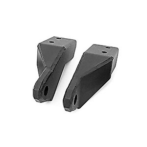 Rough Country Tow Hook Shackle Mounts for 2007-2021 Toyota Tundra - RS146 , Black
