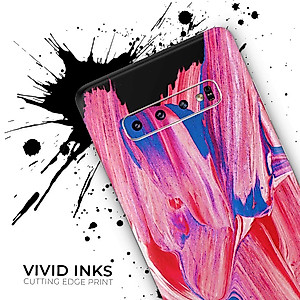 DesignSkinz Liquid Abstract Paint V10 Protective Vinyl Decal Wrap Skin Cover Compatible with The Samsung Galaxy S20 (Screen Trim & Back Glass Skin)