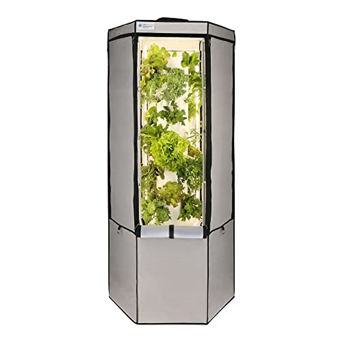 Aerospring Indoor Hydroponic Growing System 2.0 – Grow 27 Lettuce, Vegetable, Herb & Fruiting Plants | Includes Grow Tent, 150W LED Grow Lights, Fan & Wheels for Indoor Gardening