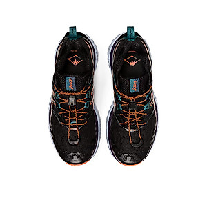 ASICS Women's Trabuco Max Running Shoes, 7.5, Black/NOVA Orange