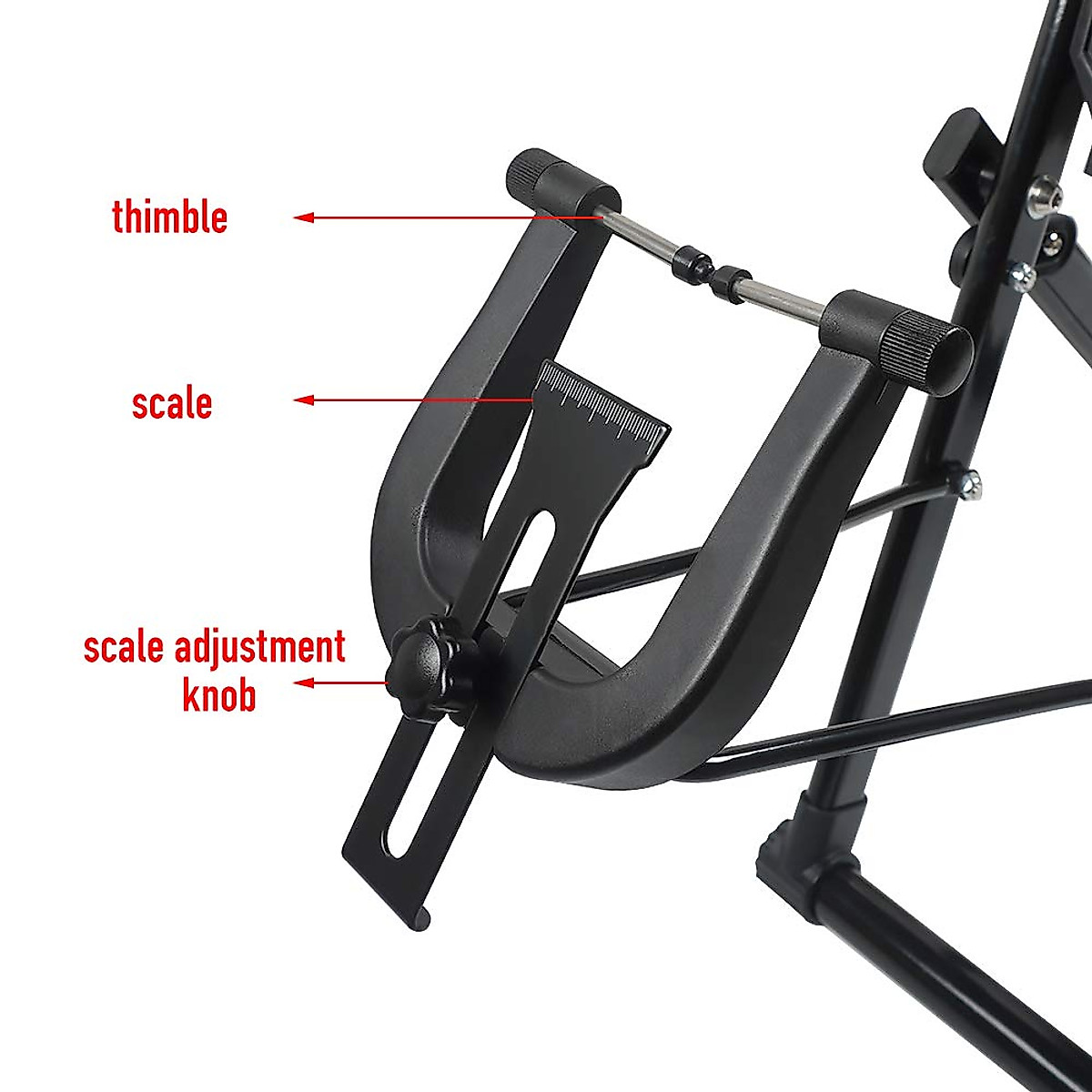 ZXMT Wheel Truing Stand Simple Convenient Bike Truing Stand, Home Foldable Bicycle Repair Maintenance Support Tool Accessory for 16 inches - 29 inches 700C Wheels