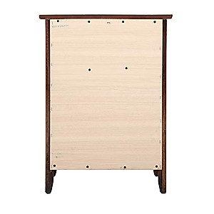 Glory Furniture 1 Drawer /1 Door Nightstand, Cappuccino