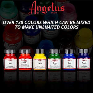 Angelus Acrylic Leather Paint, 4 Fl Oz (Pack of 1), White