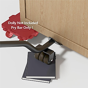 Furniture Lifter Mover Tool by ONEON, 24" Furniture Lifter for Use with Furniture Sliders & Furniture Movers (Black)