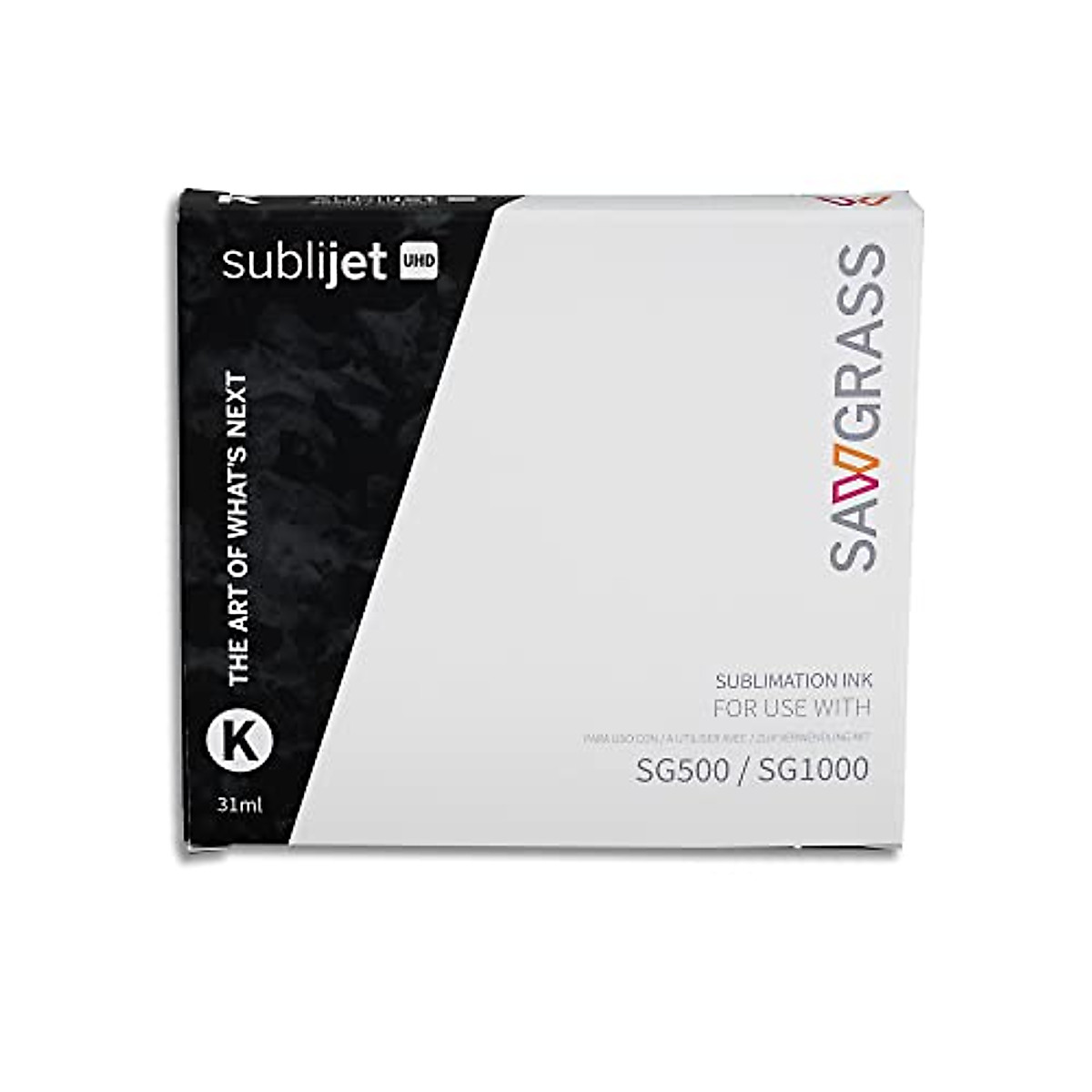Sawgrass SubliJet UHD Sublimation Ink SG500 & SG1000 - Black (31ml) and 2 Rolls of ProSub Heat Resistant Tape