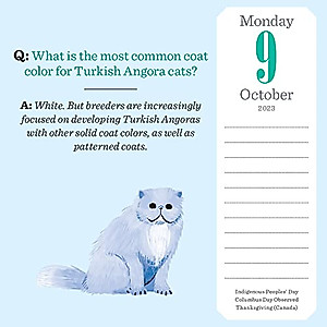 Cat Trivia Page-A-Day Calendar 2023: Cat Quotes, Paw-some Jokes, True or False, Owner's Tips, Famous Cats, Know Your Breeds, and More!