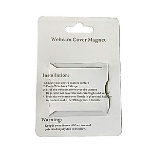 SHENGDEMAG Ultra Thin Webcam Cover Magnet, Magnetic Webcamera Cover Slide for Laptop, Mac, Phone and Pad 2 Packs