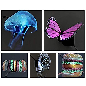 Maiman 16.5" 3D LED Hologram Fan, 224 Beads 3D Animation Video Projector, Windows PC Version (No Remote Upload Feature) Cheap 3D Holographic Fan
