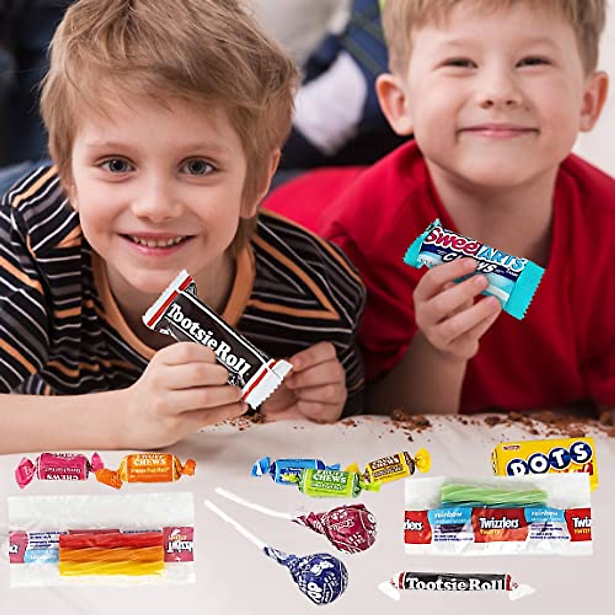 Assorted Bulk Candy, Individually Wrapped - Bulk Candy 5 LB Box Variety Pack with Tootsie Rolls, Tootsie Pops, Assorted Laffy Taffy's, Dots, Twizzlers, Assorted Jolly Rancher & Snacks More!