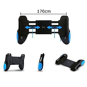 CamRom Game Clutch Universal Grip Support 4.5~6.5 inch smartphone (Red)