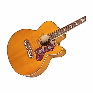 Epiphone J200 EC Studio Acoustic Electric Solid Top, Vintage Natural