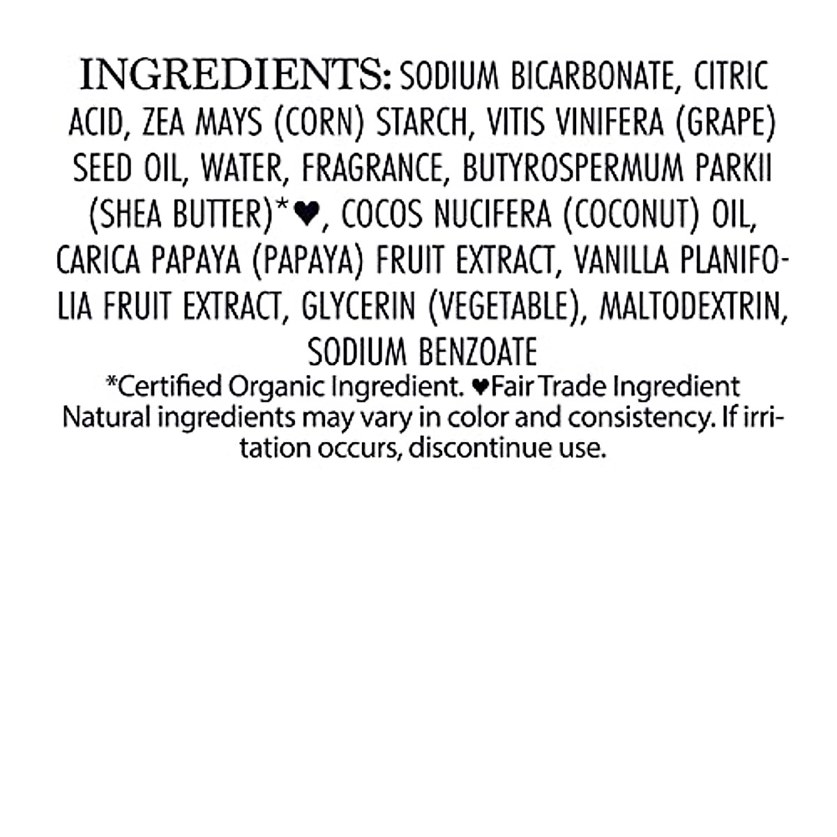 Nubian Heritage Bath Bombs Coconut and Papaya Renewing Bath and Body Products 1.6 oz 6 Count