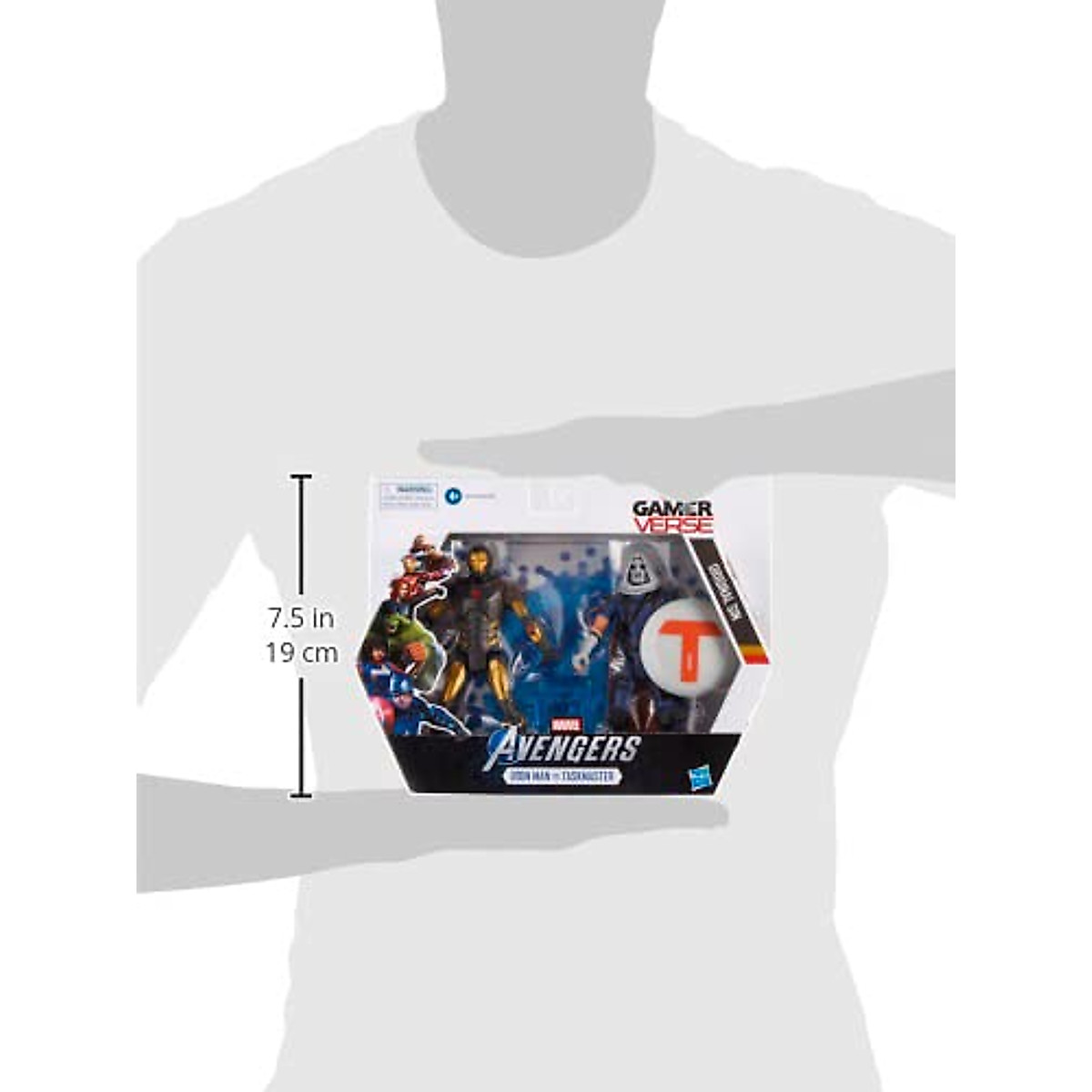 Hasbro Marvel Gamerverse 6-inch Collectible Iron Man vs. Taskmaster Action Figure Toys, Ages 4 and Up