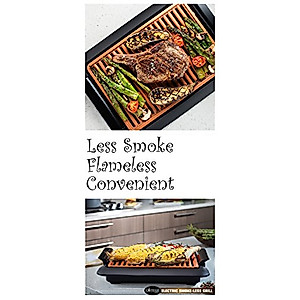 Gotham Steel Smokeless Electric Grill, Portable and Nonstick As Seen On TV! - DELUXE