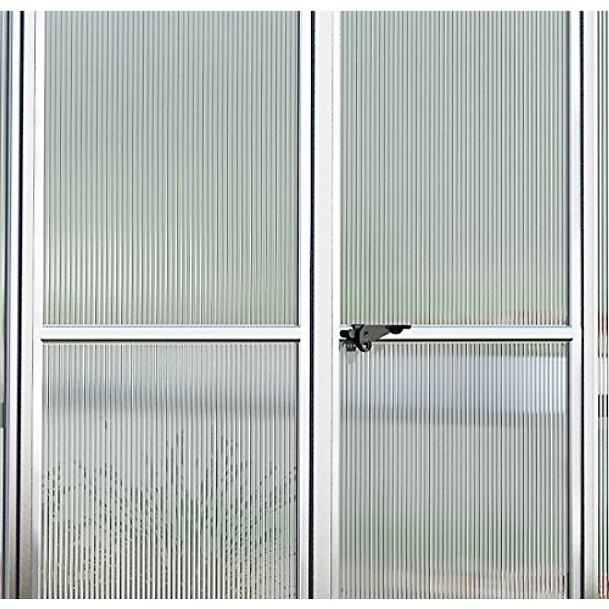 Palram - Canopia Bella Hobby Greenhouse, 8' x 8', Silver with Twin Wall Glazing