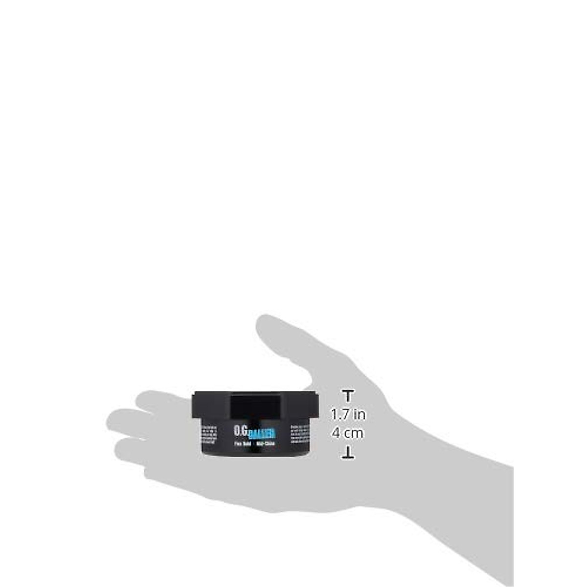 GIBS Grooming OG Baller Pomade- Flex Hold Medium Shine- With Holy Basil Oil, & Panthenol For Men, 3 oz