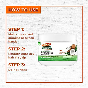 Palmer's Coconut Oil Formula Moisture Gro Hairdress, 8.8 Ounce