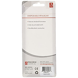 Prestige Medical Standard Disposable Penlight, White, 0.8 Ounce