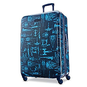 American Tourister Star Wars Hardside Spinner Wheel Luggage, Intergalactic, Checked-Large 28-Inch