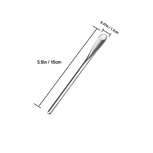 IMEEA Coffee Stirrers Demitasse Espresso Spoons SUS304 Stainless Steel Coffee Stir Sticks 5.9-Inch Tea Spoon, Set of 4