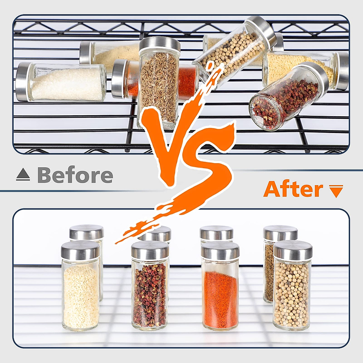 Anoak Wire Shelf Liner, 36 X 18 inch Wire Shelving Plastic Liner, Waterproof Thick Plastic Liner, Heavy Duty Metal Shelves Liners for Kitchen, Pantry or Garage(Set of 4)