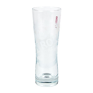 Peroni Beer Glasses | Premium Italian Drinking Glasses | Dishwasher Safe | Perfect for Serving Italian Lagers, Craft Beers and Pilsners | 6.76 Oz (0.2 Liters) Capacity - Set of 6