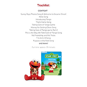 Tonies Elmo & Tango Audio Toy Figurine from Sesame Street