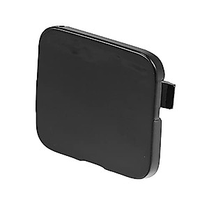 X AUTOHAUX Car Rear Bumper Tow Hook Cover 85071-4GA0A for Infiniti Q50 2014-2018 Tow Hook Eye Lid Cover Trailer Cap Midnight Black