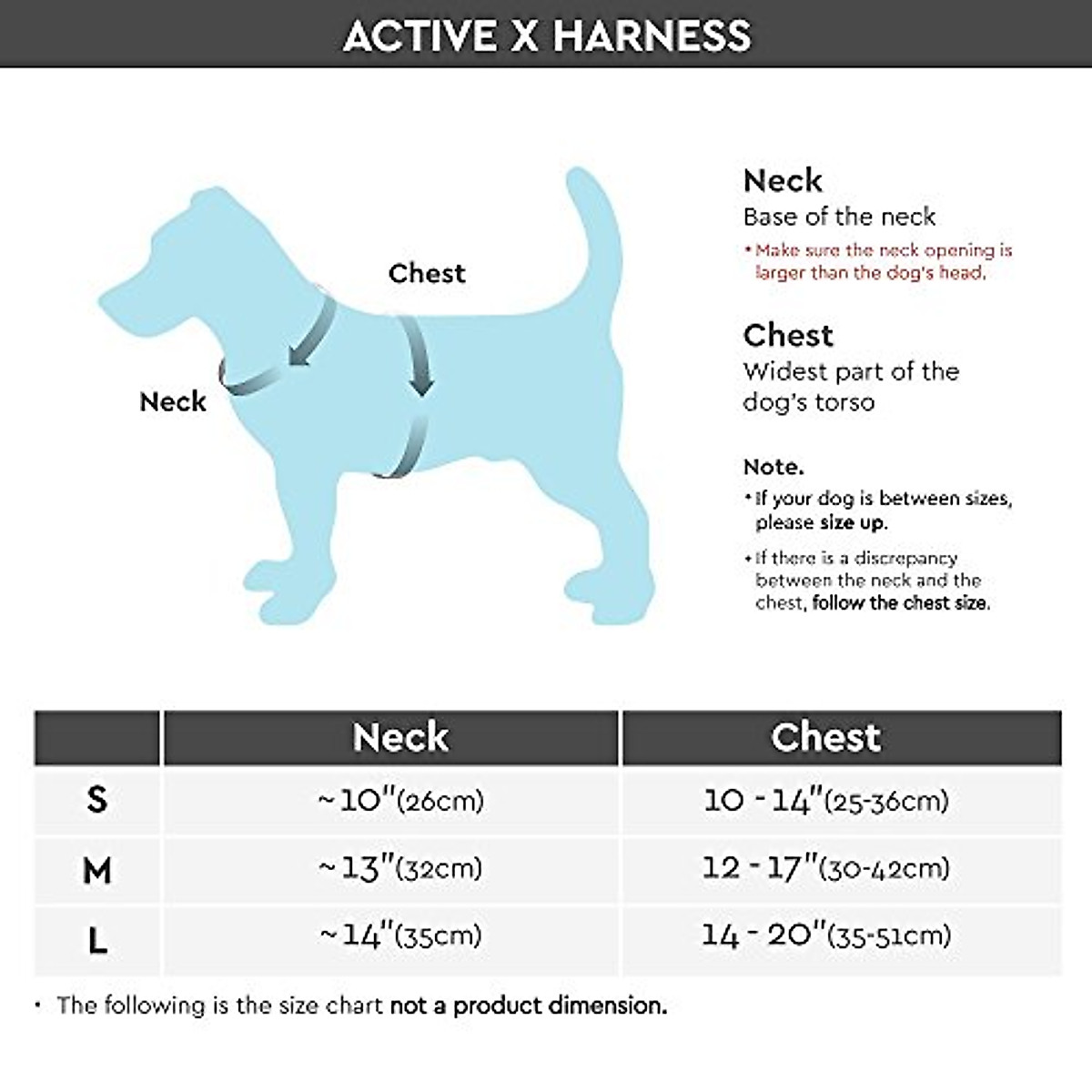 Gooby - Active X Head-in Harness, Choke Free Small Dog Harness with Synthetic Lambskin Soft Strap, Orange, Large