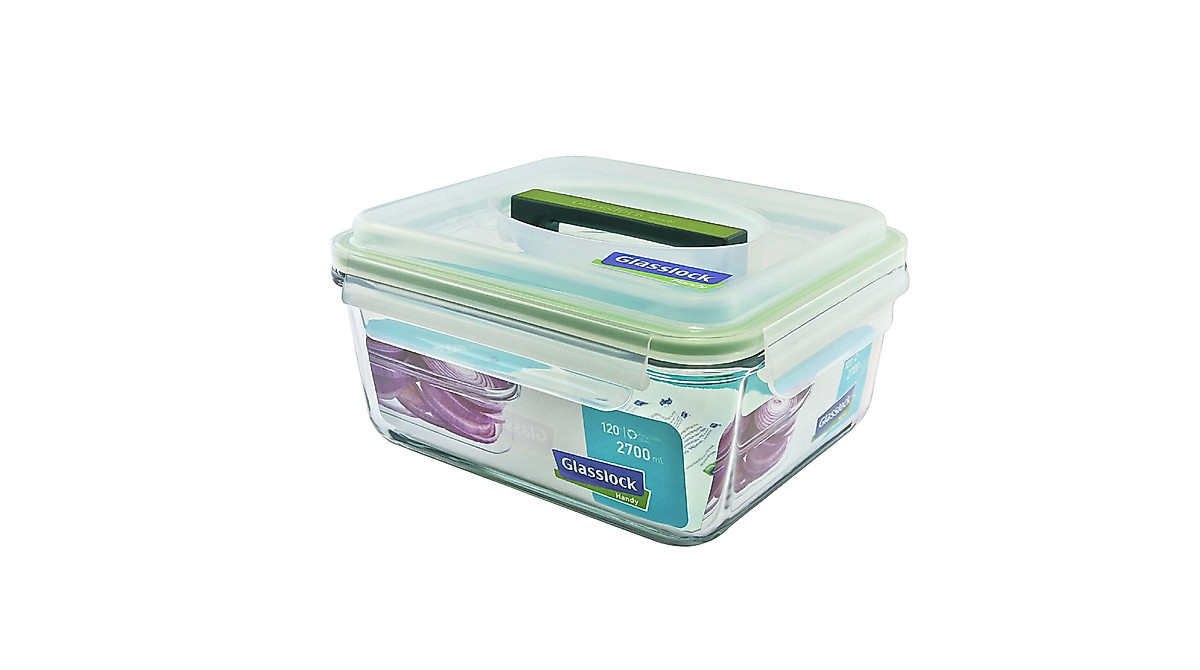 Glasslock Tempered Glass Food Container 2700ml