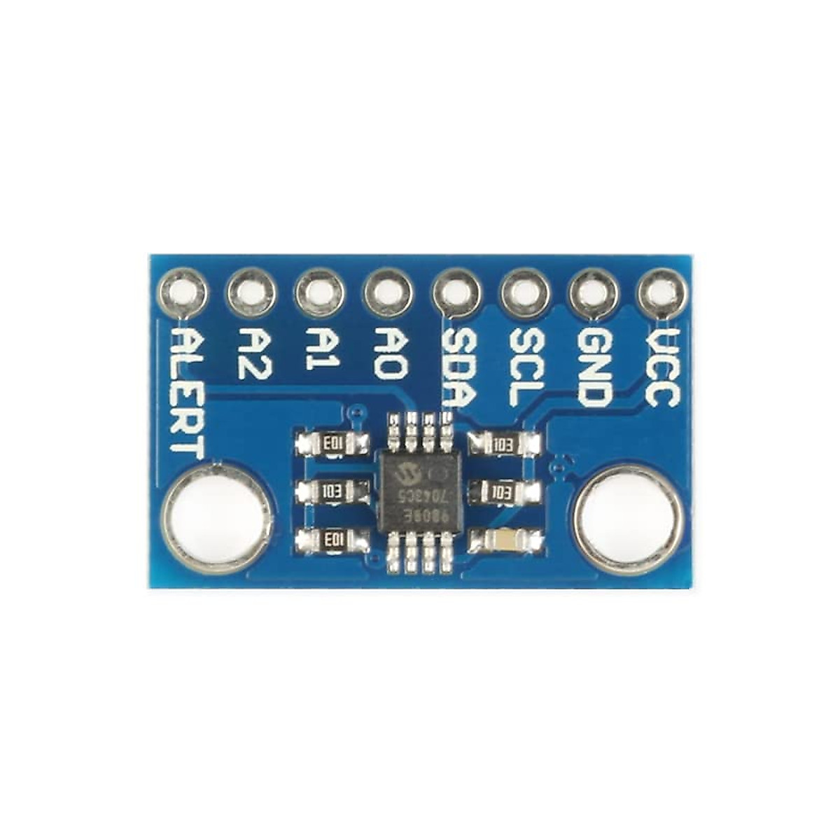 JESSINIE 2Pcs MCP9808 High Accuracy Temperature Thermometer -40°C to +125°C Digital Temperature Sensor Module Accuracy ±0.25°C /0.0625°C Voltage Range 2.7-5.5V Temperature Detector for Arduino
