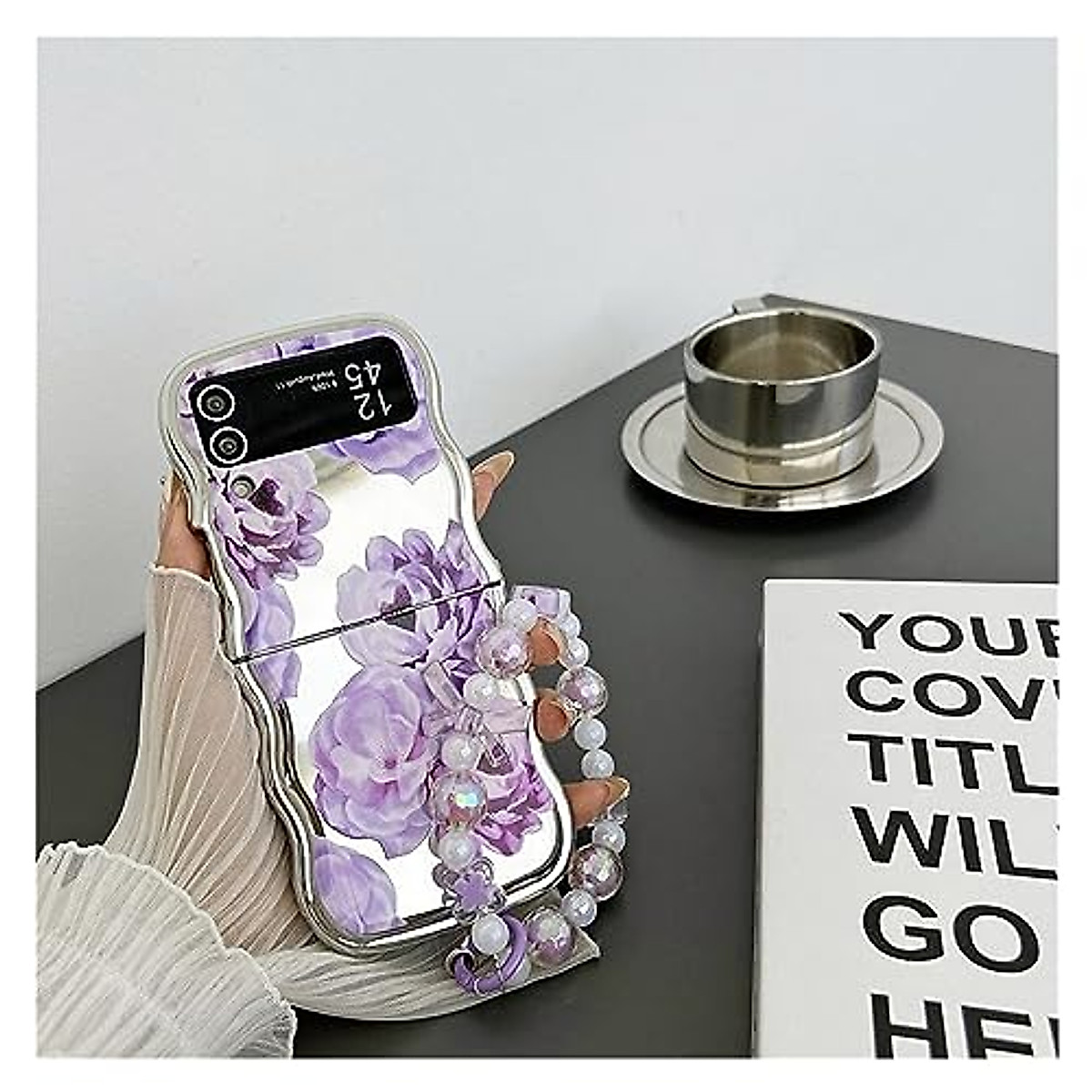 Phone case for Galaxy Z Flip 5 Z Flip5 Flip4 Zflip3 Zflip5 (Size : A, Color : for W23 flip)