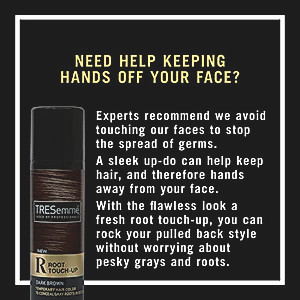 TRESemmé Root Touch-Up Temporary Hair Color Dark Brown Hair Ammonia-free, Peroxide-free Root Cover Up Spray 2.5 oz