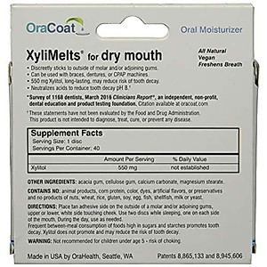 Oracoat Xylimelts, 40 Count