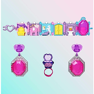 Polly Pocket Collector Compact with 2 Dolls, Keepsake Collection Royal Ball Jewelry Accessories Set, Collectible Toy with Unicorn Castle Theme